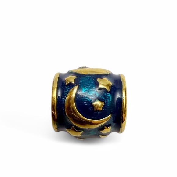 Danbury Mint | Jewelry | Danbury Mint Blue Enamel Goldtone Celestial ...